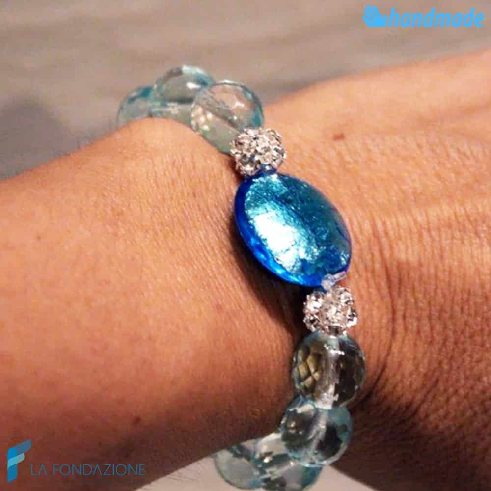 Bracciale Lustro Schissa | Gioielli in vetro di Murano | La Fondazione